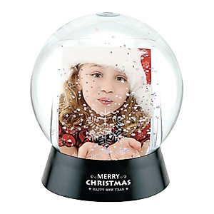 Photo Snow Globe with Black Base