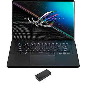 ASUS ROG Zephyrus M16 Gaming Laptop (Intel i7-12700H 14-Core, 24GB DDR5 4800MHz RAM, 2x2TB PCIe SSD RAID 0 (4TB), GeForce RTX 3060, 16.0" 165Hz Win 11 Pro) with DV4K Dock