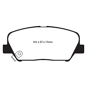 EBC Brakes DP41856R Yellowstuff Street and Track Brake Pad