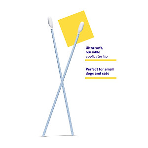 Petsmile Professional Pet Toothpaste Applicator Swabs | Easily and Effectively Spreads Dog Toothpaste to Promote Oral Hygiene | Dental Care for Pets | VOHC Approved Brand