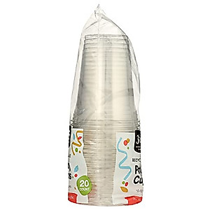 365 by Whole Foods Market, Cups Plastic 16 Ounce, 20 Count