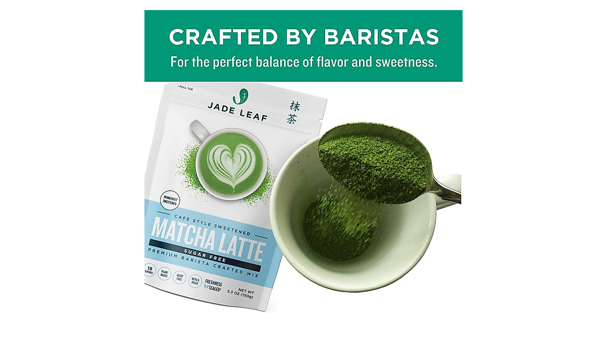 Sugar Free Matcha Latte Powder - Jade Leaf Organic