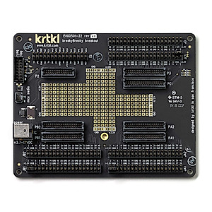 krtkl breakyBreaky snickerdoodle Baseboard – Breakout Board with 0.1" Headers, 270 I/O and JTAG
