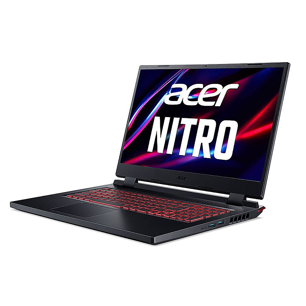 acer 2022 Nitro 5 17.3" FHD 144Hz IPS Gaming Laptop, Intel Core i5-12500H, 16GB RAM, 512GB PCIe SSD, Backlit, NVIDIA GeForce RTX 3050, Win11 Pro, Black, 32GB SnowBell USB Card