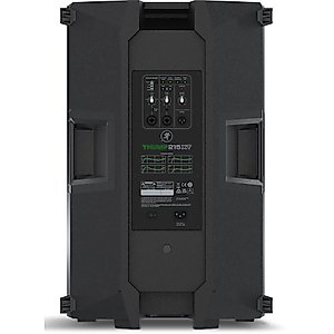 Mackie Thump215XT 1400W 15" Powered PA Loudspeaker System with DSP and Bluetooth (Pair) Bundle with Auray SS-47S-PB Steel Speaker Stands, Carrying Case, and 2X XLR-XLR Cable