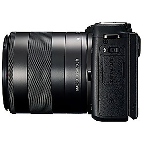 Canon EOS M3 Mirrorless Camera (Black) with EF-M 18-55mm f/3.5-5.6 IS STM Lens - International Version (No Warranty)
