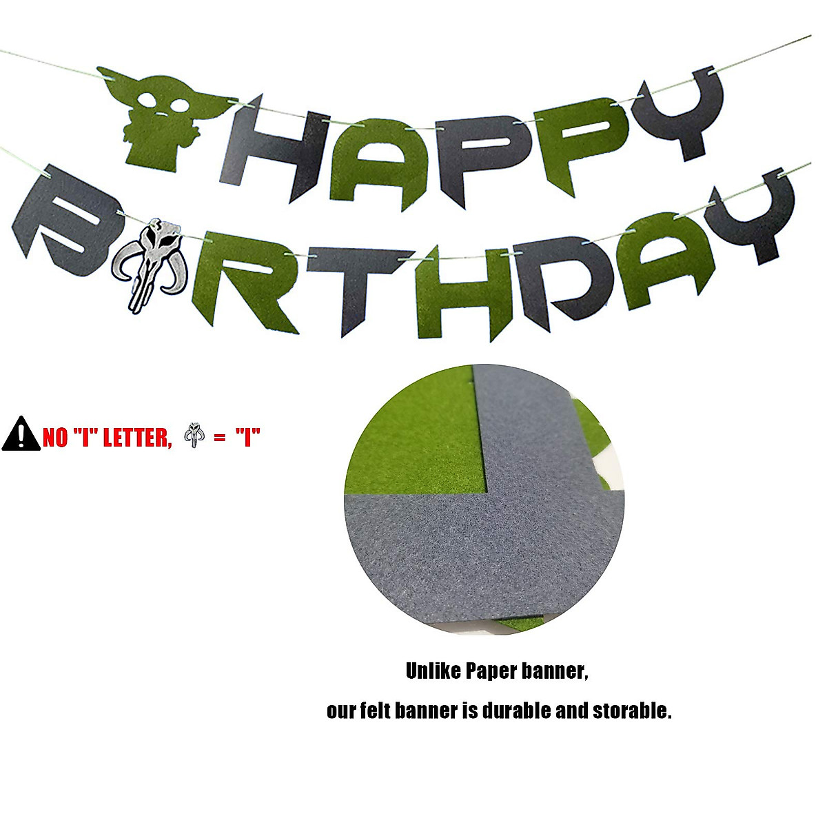 20 PCS Star Wars Birthday Party Supplies Set, Star War Themed Birthday Banner Mylar Balloons Caketopper Kit, Star Wars Bday Decorations for Boys