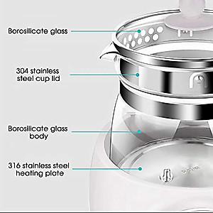 WELLVO Baby Formula Water Kettle Precise Temperature Baby Formula Milk Warmer for 24 Hours 1.2L Boil-Dry Protection Instant Water Warmer for Baby Formula