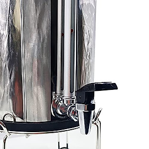 Shurex 10-inch Sight Glass Spigot Clear View Water Level with Red Floating Ball Compatible with Berkey Big, Royal Gravity-fed Water Filter System, and other Gravity Filter Tank (Sight Glass Spigot)