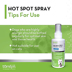 Tomlyn Allercaine Hot Spot Spray for Dogs, 4oz