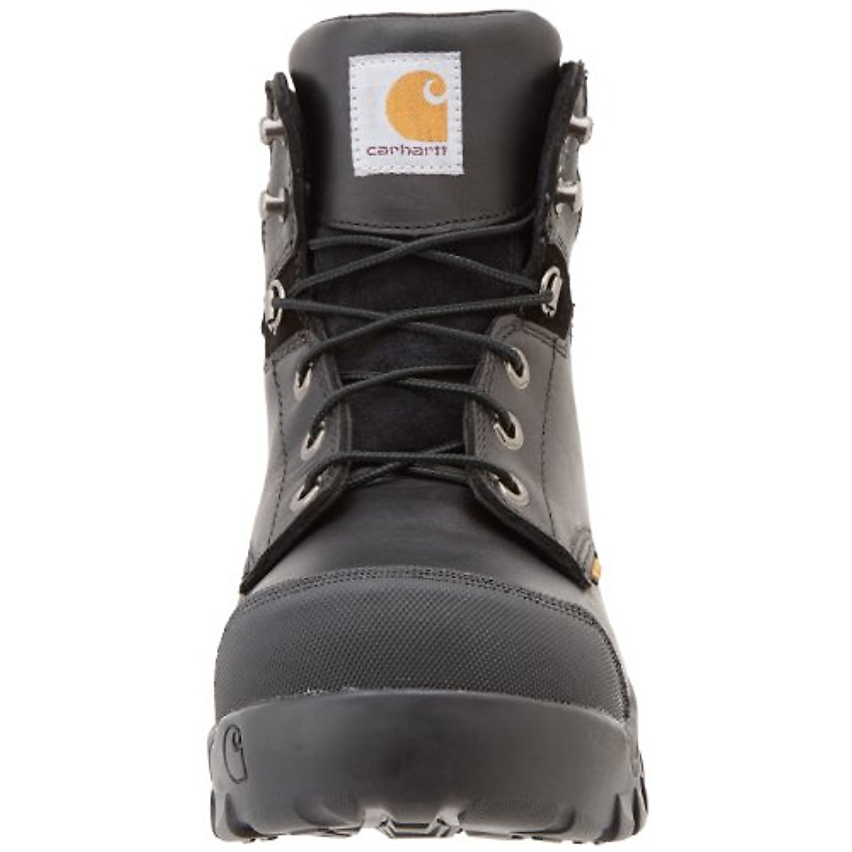 Carhartt mens Rugged Flex 6" Waterproof Comp Toe Cmf6371 Construction Boot, Black Oil Tanned, 12 Wide US