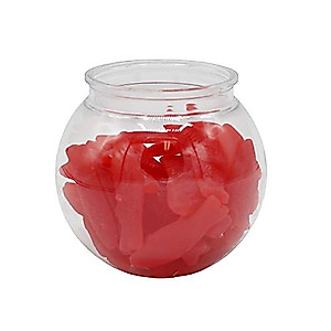 Creative Hobbies - 12 Pack - 4 Inch (100mm) Ivy Bowls Clear Plastic Shatterproof - Great For Fishbowl, Carnival Games, Candy, Party Favors, Table Centerpieces, Vase, Drinks