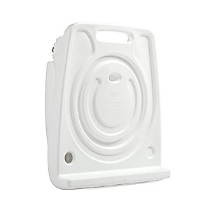 Step2 Flip Seat – White – Foldable, Portable Seat Stays in Place on Edges of Pools, Docks and Tailgates – Ideal for Pool Edge, Beach, Tailgating, Camping, Back Support While Sitting on Floor and More