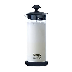 Ninja Coffee Bar Easy Milk Frother with Press Froth Technology, 12 ounces