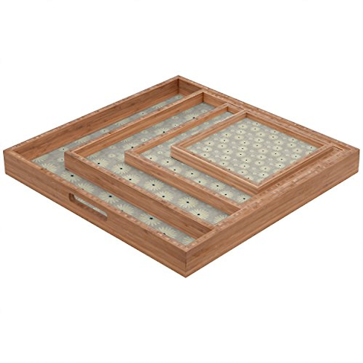 Deny Designs Caroline Okun Pastoral Indoor/Outdoor Square Tray, 16" x 16"