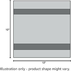 Mother-Earth 6-Pack Bath Washcloths 12"x12" - Soft and Absorbent Face Towels, Quick-Drying Wash Cloths for Sensitive Skin, Premium Quality for Daily Use (Blue-Pink)