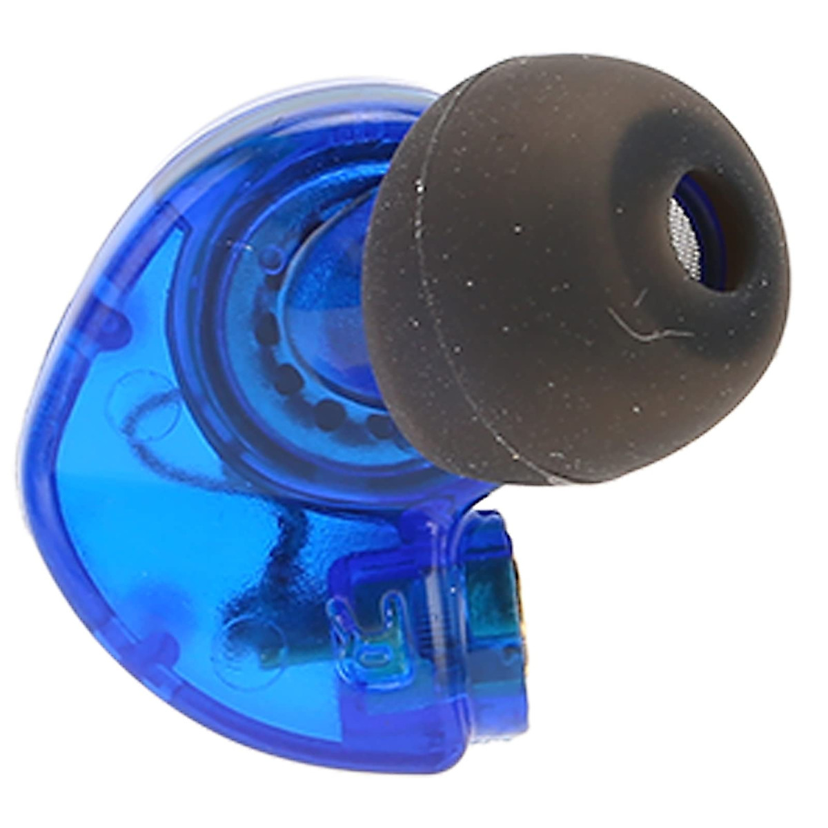 ASHATA for SE215 Wired Sound Isolating Earbuds Head, 1 Pairs of Pluggable Replacement Stereo Earphone Head for SE315 SE535 SE215, with MMCX Interface (Clear Blue)