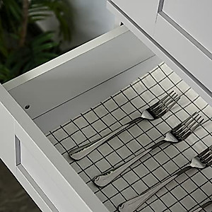 HOMCOM Modern Kitchen Pantry Freestanding Cabinet Cupboard with Doors and Drawer, Adjustable Shelving, Grey