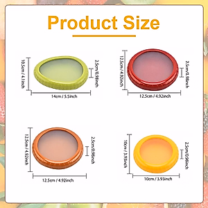 Yawpig Silicone Food Containers - Reusable Fruit & Veggie Storage Boxes (4 Pcs)
