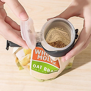 Snack Clips That Pour, Seal And Pour Bag Clip, Food Storage Sealing Clips With Pour Spouts, Food Bag Clips With Pour Spouts, Food Storage Sealing Clips With Pouring Spouts (5PCS Green)