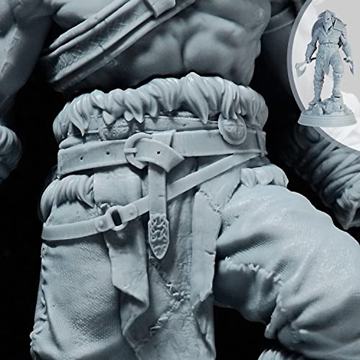 GratKit 8K Rigid Resin, 3D Printer 405nm UV-Curing Photopolymer Resin, High Precision Low Odor 3D Printing Resin - 1000g，Gray