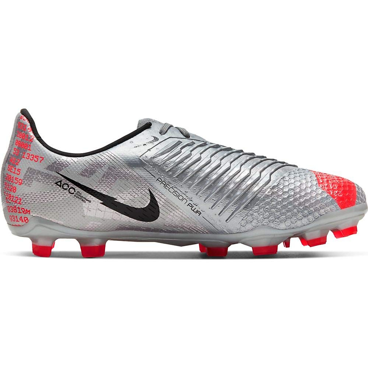 Nike JR Phantom Venom Elite FG - Grey-Red 4.5
