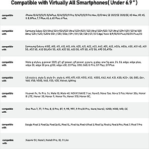 Waterproof Underwater Snorkeling Diving Phone Case for iPhone 15/14/13/12/11 Pro Max Mini Xr/X/Xs and Samsung Galaxy S24/S23/S22/S21 Ultra Plus Professional [15m/50ft] Photo Video Cover (Black-Orange)