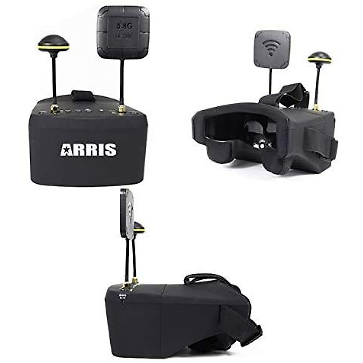 ARRIS EV800 5 Inches 800x480 FPV Goggles Video Glasses 5.8G 40CH Raceband Auto-Searching Build in Battery