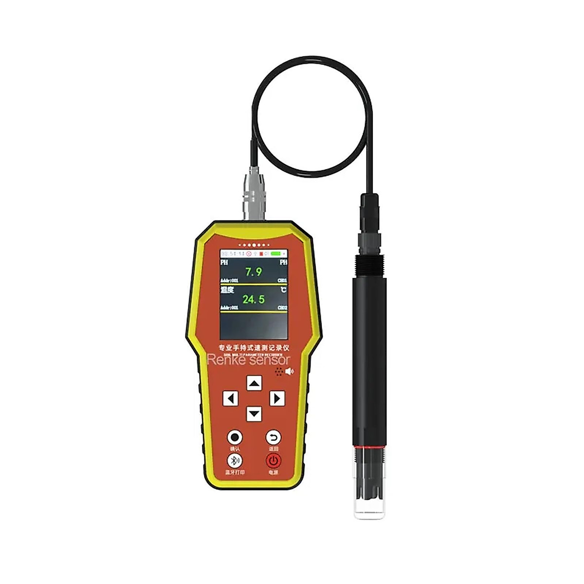 Portable Water Quality Meter PH EC Turbidity COD Ammonia Nitrogen Dissolved Oxygen Residual Chlorine Sensor