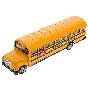 Operitacx 1pc School Bus Toy Car Kids Car Toy Kids School Bus Toy School Bus Model Toy Kids Bus Toy Car Toy for Kids Pull Back Bus Pull Back Toy School Bus Alloy Toy Alloy Car for Kids