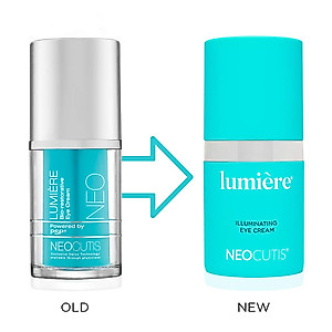 NEOCUTIS Lumière Illuminating Eye Cream | 5 Month Supply | Under Eye cream for anti-aging | Minimizes under eye darkness & reduces puffiness | Boosts Collagen for brighter, younger-looking eyes,1 Count (Pack of 1)