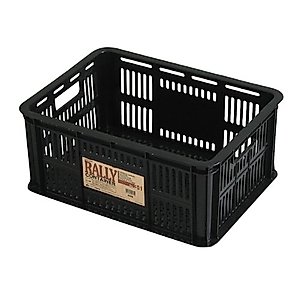 JEJ Astage Rally Container #34, Black, [W 20.1 x D 15.0 x H 8.5 inches (51 x 38 x 21.5 cm)] Mesh Box, Gardening, Storage, Outdoor Supplies