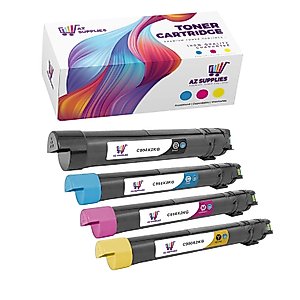 AZ SUPPLIES Compatible Toner Cartridge Replacement for Lexmark C950X2KG C950X2CG C950X2MG C950X2YG C950DE (Black, Cyan, Magenta, Yellow - 4 Packs)