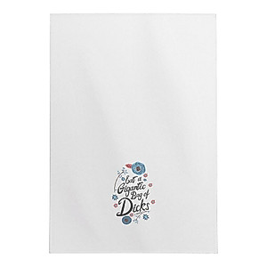 ThisWear Adult Humor Gifts Eat a Gigantic Bag of Rude Word Gifts BFF Gag Gifts Joke Gifts Kitchen Tea Towel White