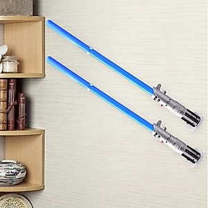LEKUSHA Clear Lightsaber Wall Mount Display Stand Light Saber Holder Compatible for Any Lightsaber, Pack of 1