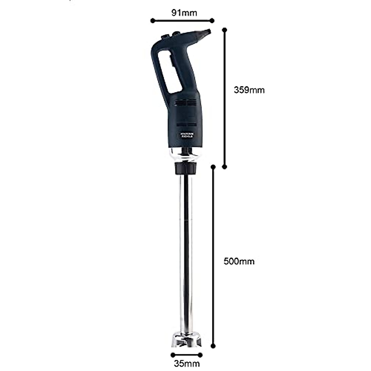 NJTFHU 20 in Heavy Duty Immersion Blender Handheld Kitchen, Hand Blenders for Kitchen, Commercial Mixer Electric, 500W Detachable Shaft Adjustable Variable Speed, Emulsifier Blender Handheld