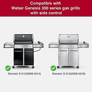 X Home 67847 Grill Igniter Kit for Weber Genesis 300 Series Gas Grill (2008-2010), 1819-51 Igniter Kit for Genesis E310 E320 with Side-Control, Ignition with Ceramic Collector Box, Easy to Install