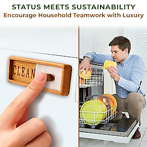 TEYGA Dishwasher Magnet Clean Dirty Sign Indicator - Clean Dirty Dishwasher Magnet, Dirty Clean Dishwasher Magnet, Clean and Dirty Dishwasher Magnet, Clean Dirty Magnet, Dishwasher Sign Clean Dirty