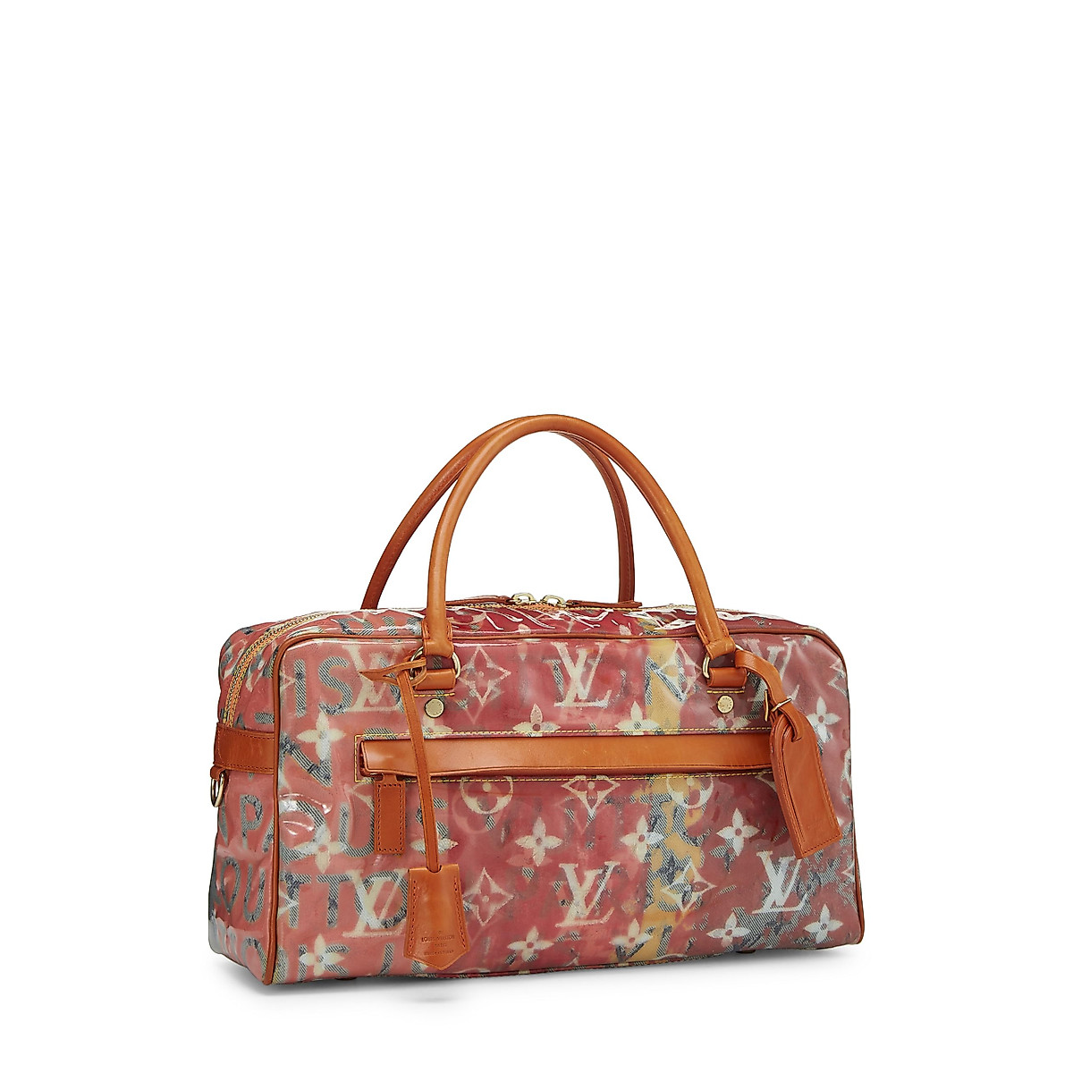 Louis Vuitton, Pre-Loved Richard Prince x Louis Vuitton Pulp Weekender PM, Orange