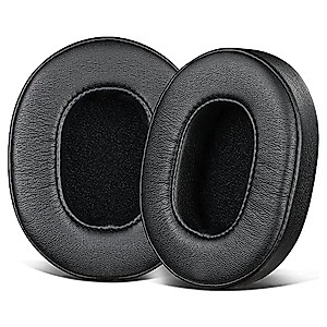 Replacement Ear Pad for Audio Technica ATH-M20X Headphones. MANAYO Ear Pads.Ultra Soft Memory Foam with Leather Headphone Cover Compatible with M20X, M30X, M40X, M50X and ATH-MSR7 (2pcs/Pack)
