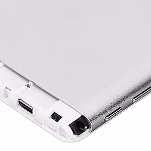 HD Tablet, 6GB RAM 128GB ROM 13MP Camera 100240V 8800mAh Battery Silver Home Tablet (US Plug)