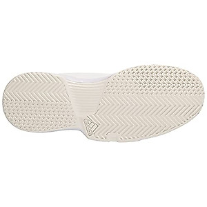 adidas Women's Gamecourt Tennis Shoe, White/Black/Solar Red, 9