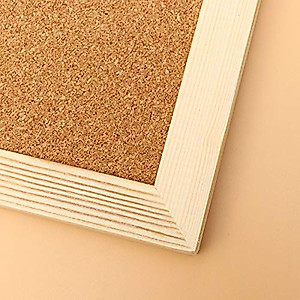 Practical Photo Wall Board Bulletin Board Message Boards Wooden Notice Board Photography Background Wall Props for Home Office (Light Brown)