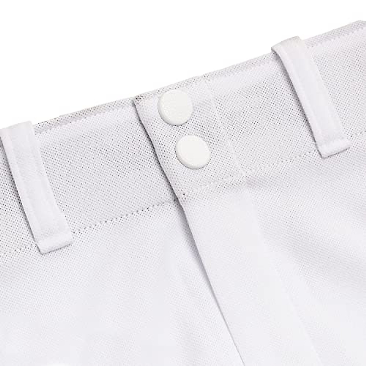 Franklin Sports Youth Baseball + Softball Pants - Knee High White Baseball Pants for Kids - Boys + Girls Knicker Style with Belt Loop - White - Extra Large