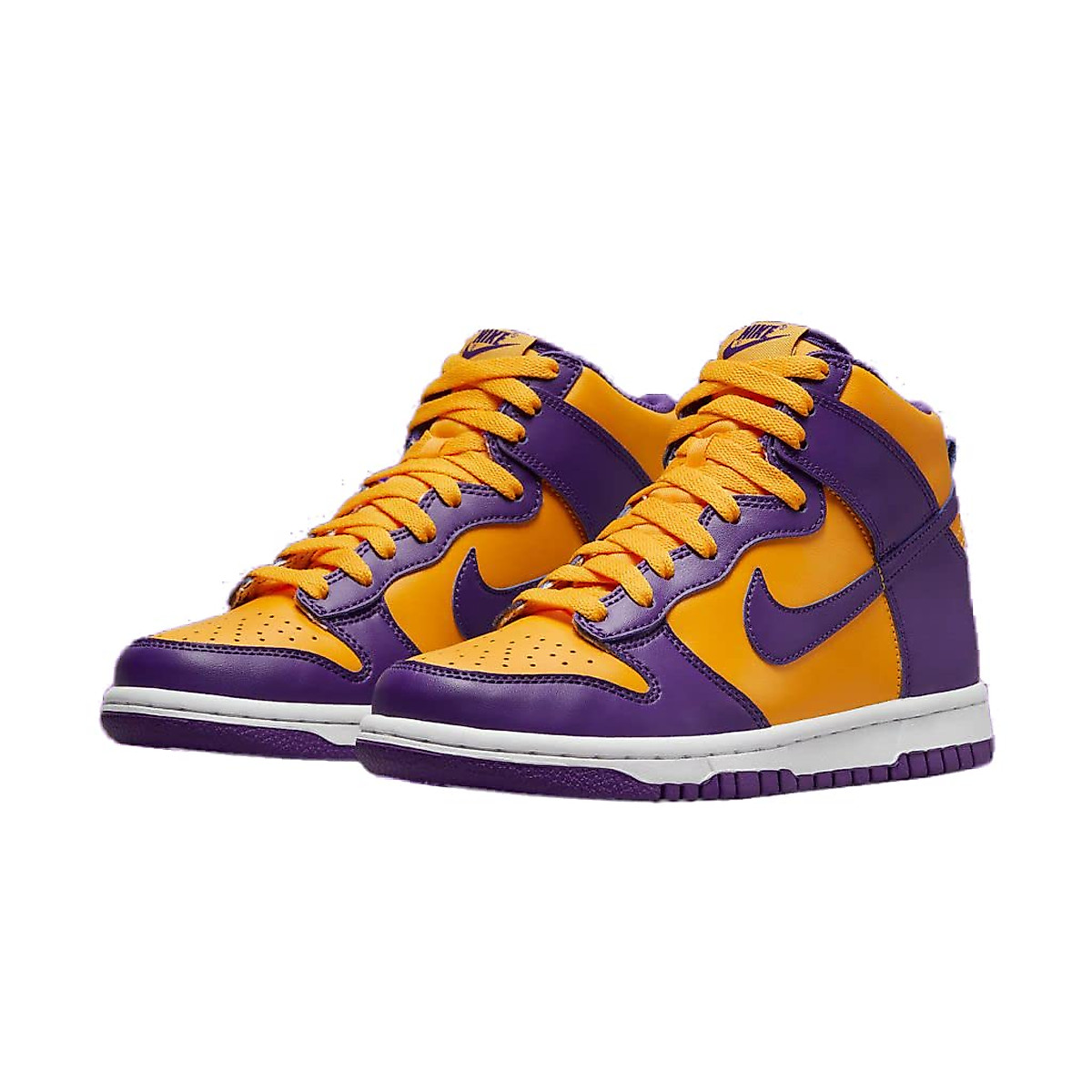 Nike Youth Dunk High GS DZ4454 500 Lakers - Size 6.5Y