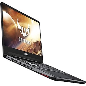 ASUS TUF FX505DT Gaming Laptop, 15.6” Full HD, AMD Ryzen 7 R7-3750H Processor, GeForce GTX 1650 Graphics, 8GB DDR4, 256GB PCIe SSD, Gigabit Wi-Fi 5, Windows 10 Home, FX505DT-WB72, RGB Keyboard