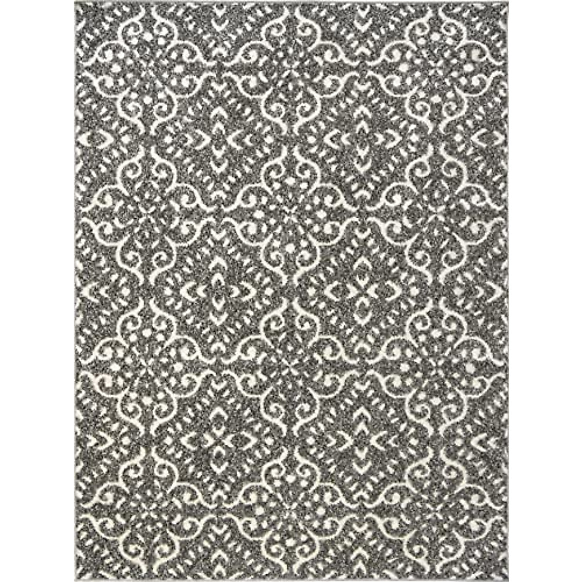 Gertmenian Area Rug 3 Piece Sets Non-Shedding Soft Modern Contemporary Carpet pc Living Room Dining Entryway Bedroom Runner Rugs Gift Set, 2x6 5x7 8x10 Large, Brown Abstract Floral, 81741
