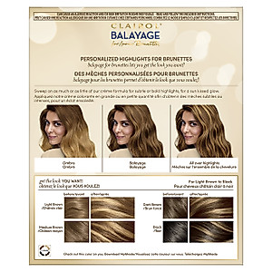Clairol Nice'n Easy Balayage Permanent Hair Dye, Brunettes Hair Color, Pack of 1