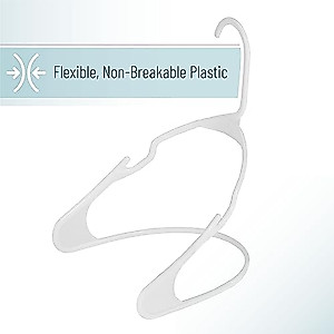 Mr. Pen- Plastic Hanger, 20 Pack, White Plastic Hangers, Hangers, Clothes Hanger, Coat Hanger, White Hangers, Clothes Hangers Plastic, White Hangers Plastic, Plastic Hangers 20 Pack, Hangers White