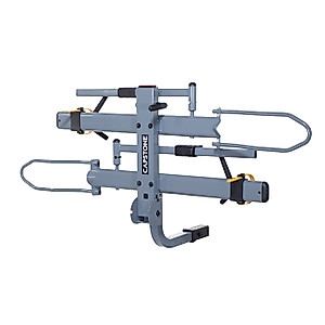 Capstone Car Racks and Bicycle Accessories Elite 2.0 Hitch Rack for 2 Bikes, Gray